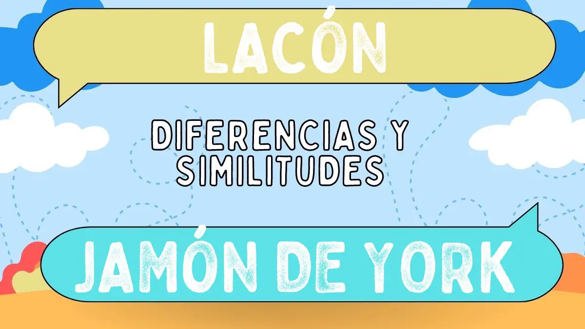 Diferencias entre lacón y jamón de york