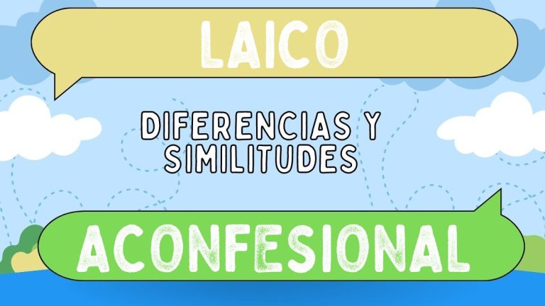 Diferencias entre laico y aconfesional