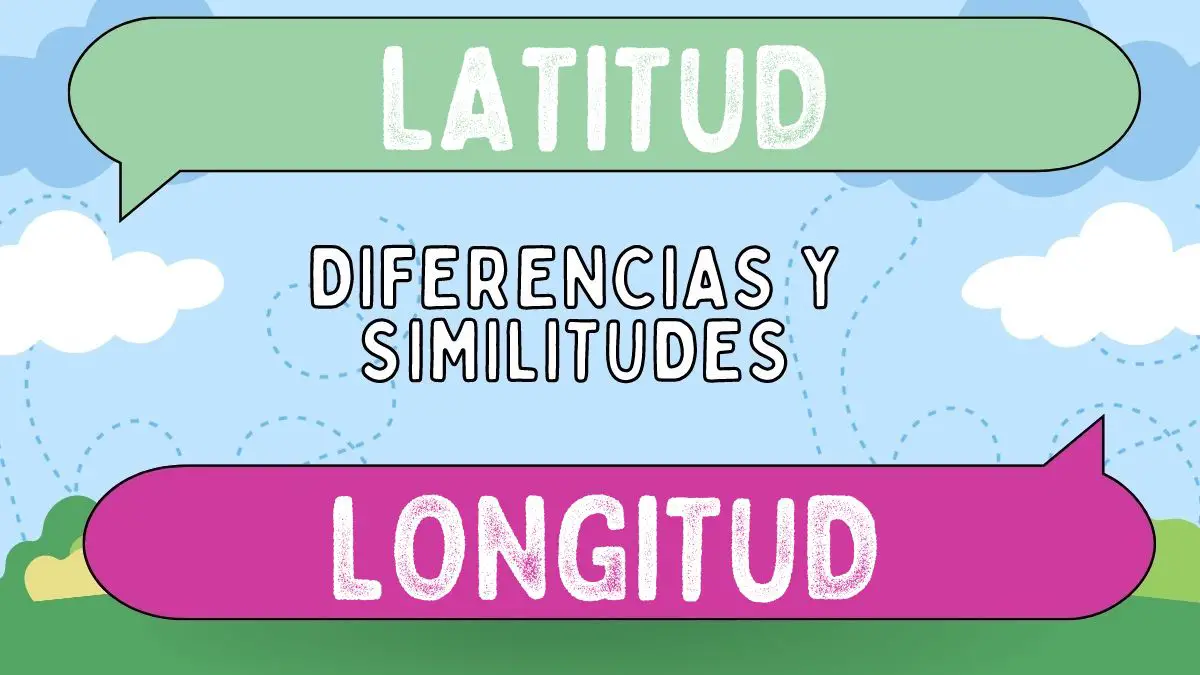 Diferencias entre latitud y longitud