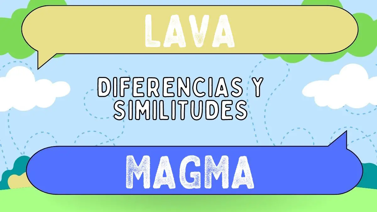 Diferencias entre lava y magma