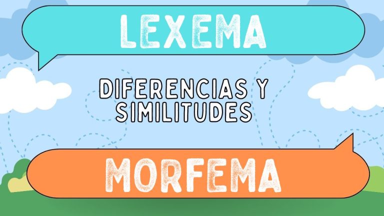 Diferencias entre lexema y morfema