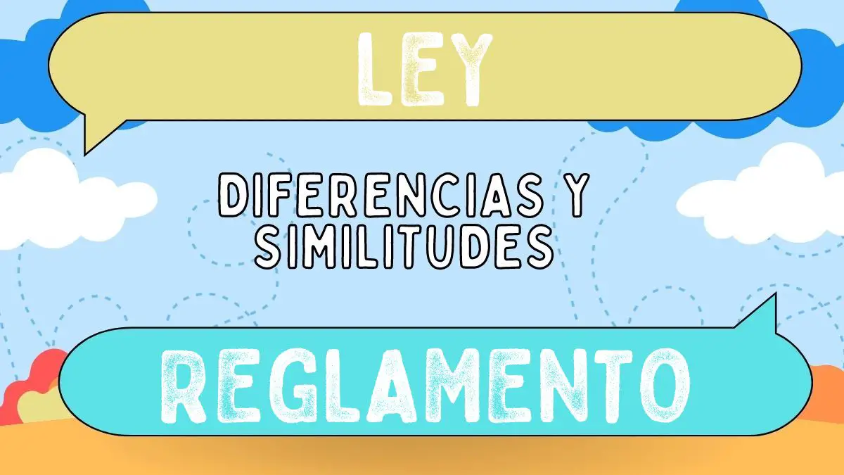 Diferencias entre ley y reglamento