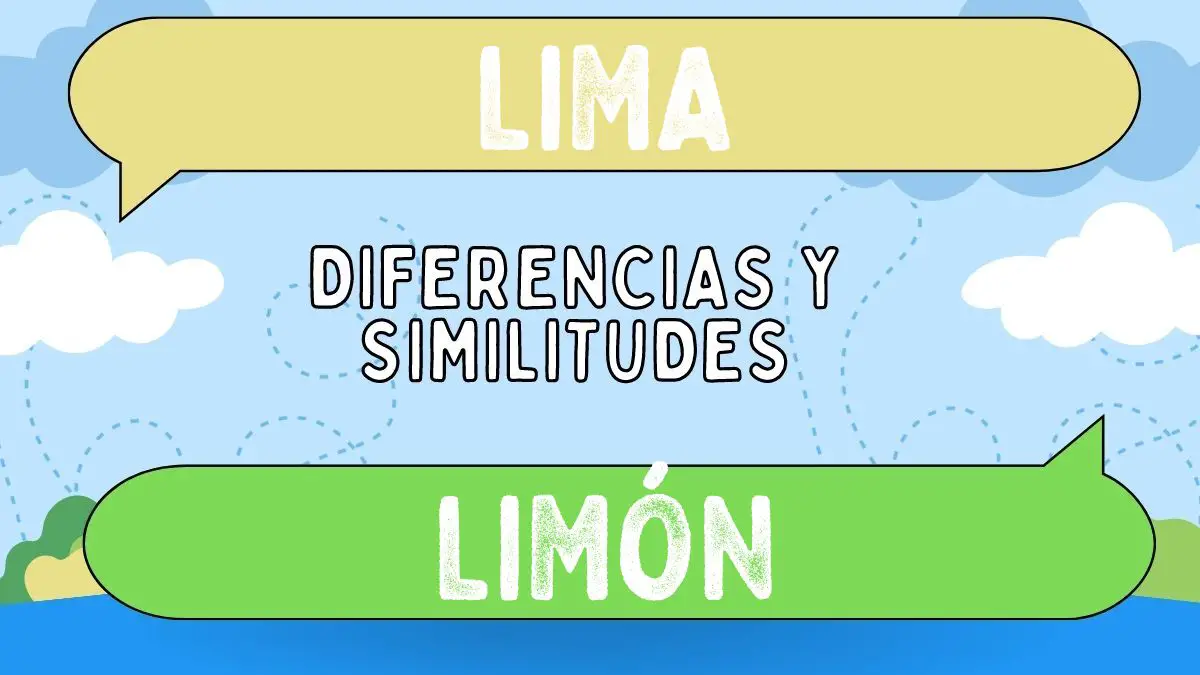 Diferencias entre lima y limón