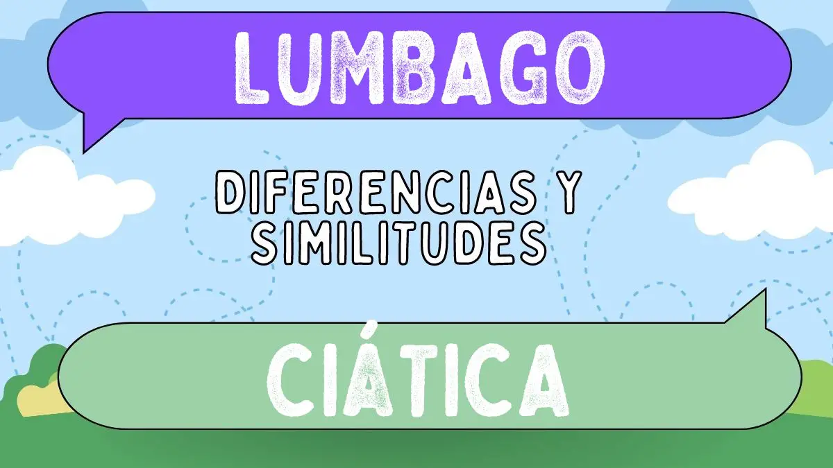 Diferencias entre lumbago y ciática