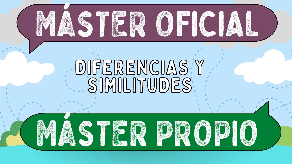 Diferencias entre máster oficial y máster propio