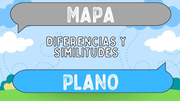 Diferencias entre mapa y plano