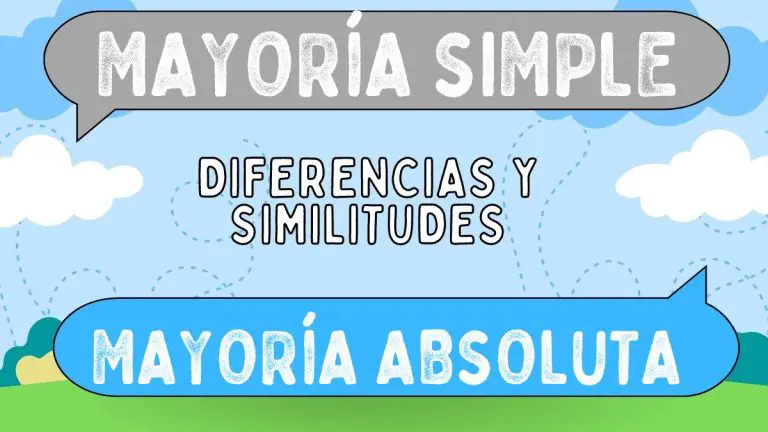 Diferencias entre mayoría simple y mayoría absoluta