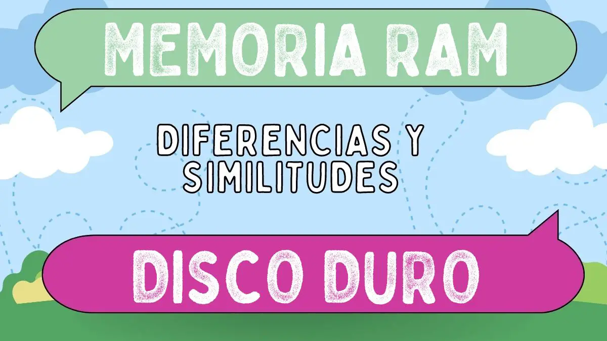 Diferencias entre memoria ram y disco duro