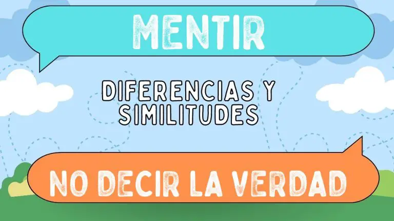 Diferencias entre mentir y no decir la verdad