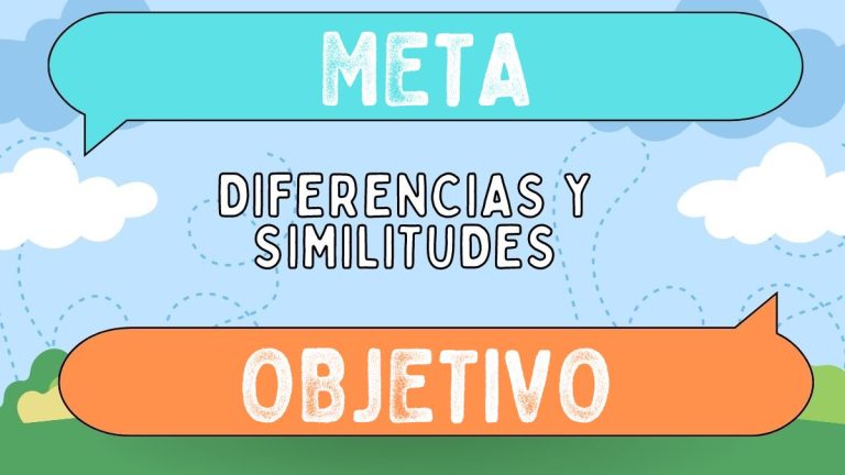 Diferencias entre meta y objetivo