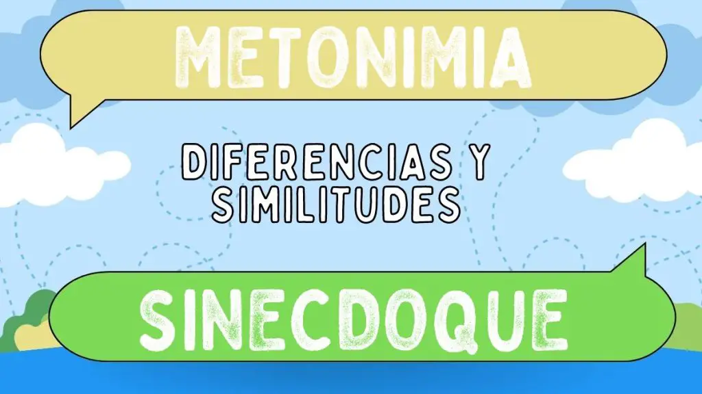 Diferencias entre metonimia y sinecdoque