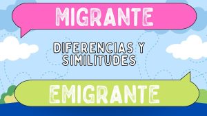 Diferencias entre migrante y emigrante