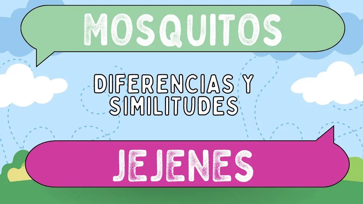 Diferencias entre mosquitos y jejenes