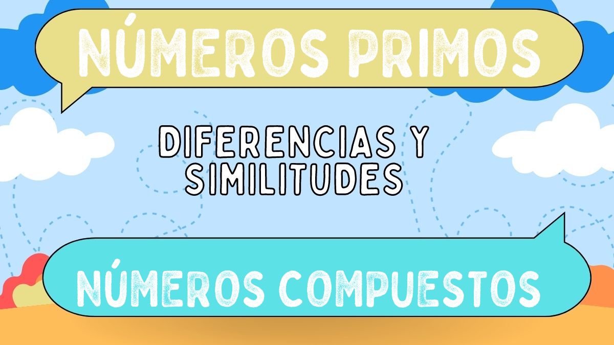 Diferencias entre números primos y números compuestos