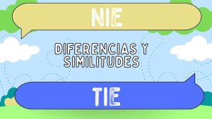 Diferencias entre nie y tie
