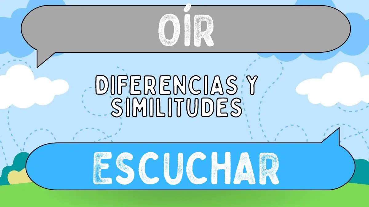 Diferencias entre oír y escuchar