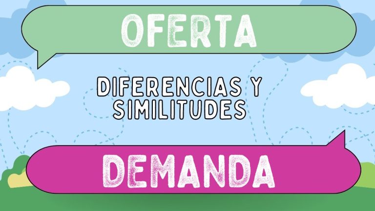 Diferencias entre oferta y demanda