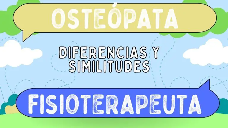 Diferencias entre osteópata y fisioterapeuta