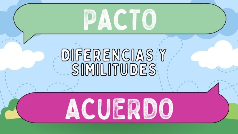 Diferencias entre pacto y acuerdo