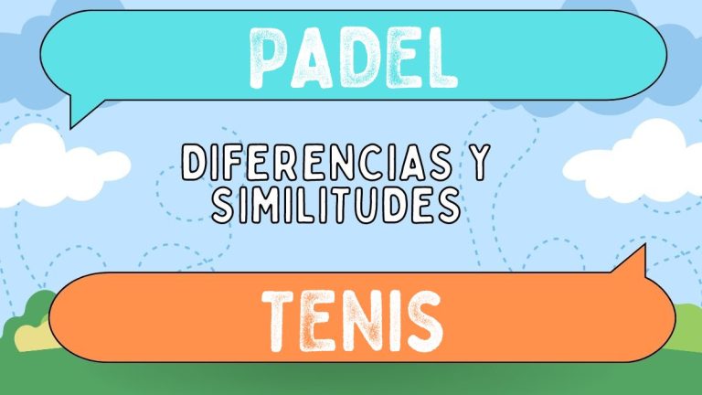 Diferencias entre padel y tenis