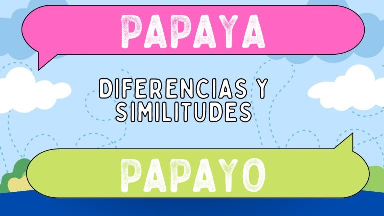 Diferencias entre papaya y papayo