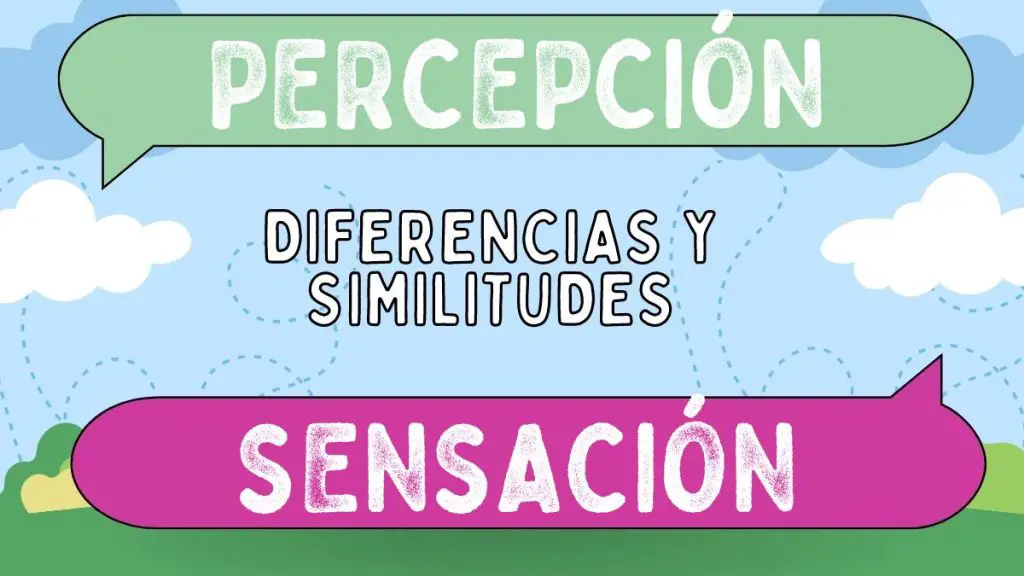 Diferencias entre percepción y sensación