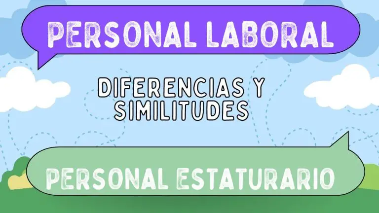 Diferencias entre personal laboral y personal estaturario