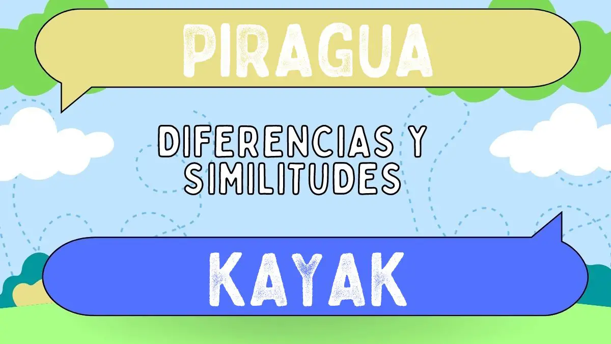 Diferencias entre piragua y kayak