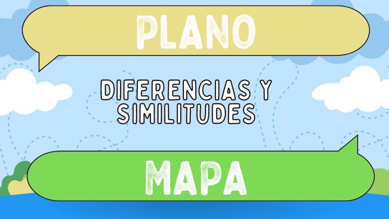 Diferencias entre plano y mapa