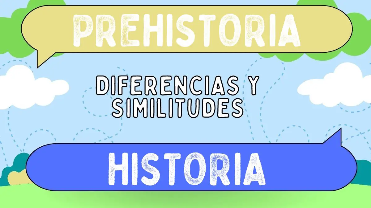 Diferencias entre prehistoria y historia