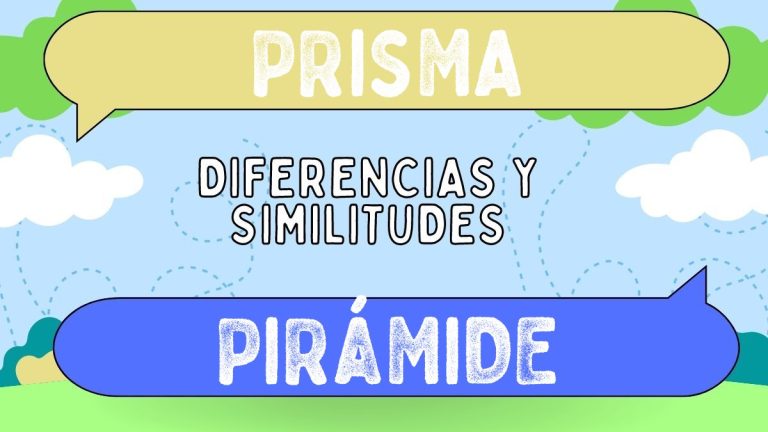Diferencias entre prisma y pirámide