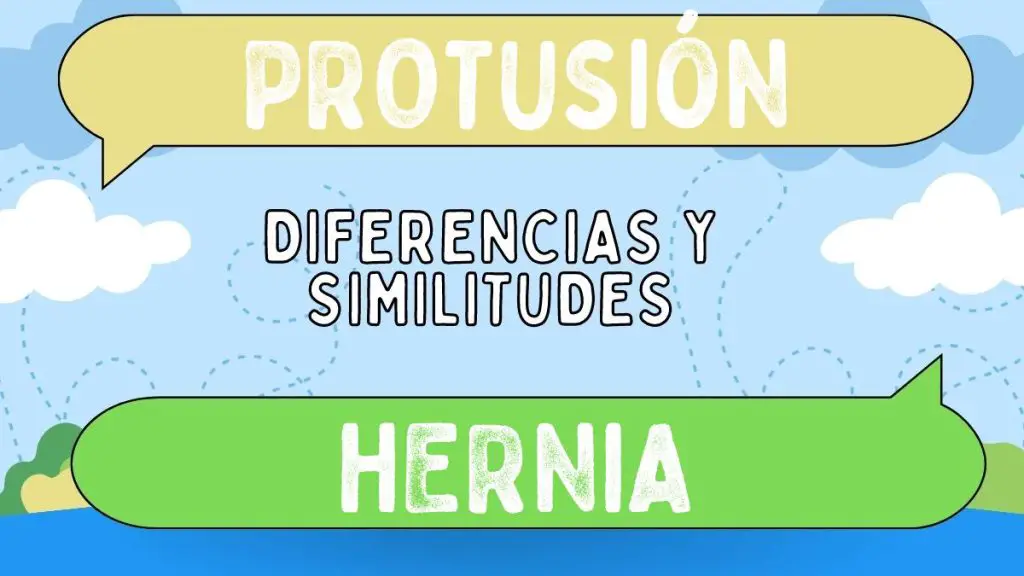 Diferencias entre protusión y hernia