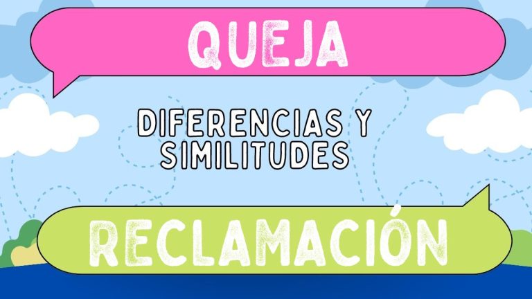 Diferencias entre queja y reclamación