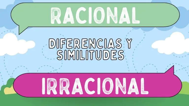 Diferencias entre racional y irracional