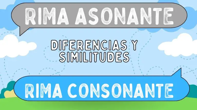 Diferencias entre rima asonante y rima consonante