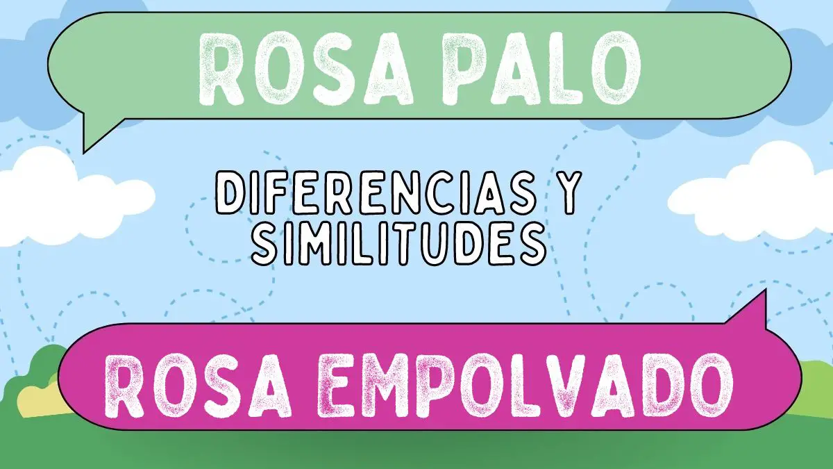 Diferencias entre rosa palo y rosa empolvado