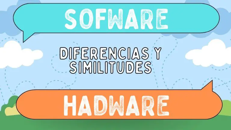 Diferencias entre sofware y hadware