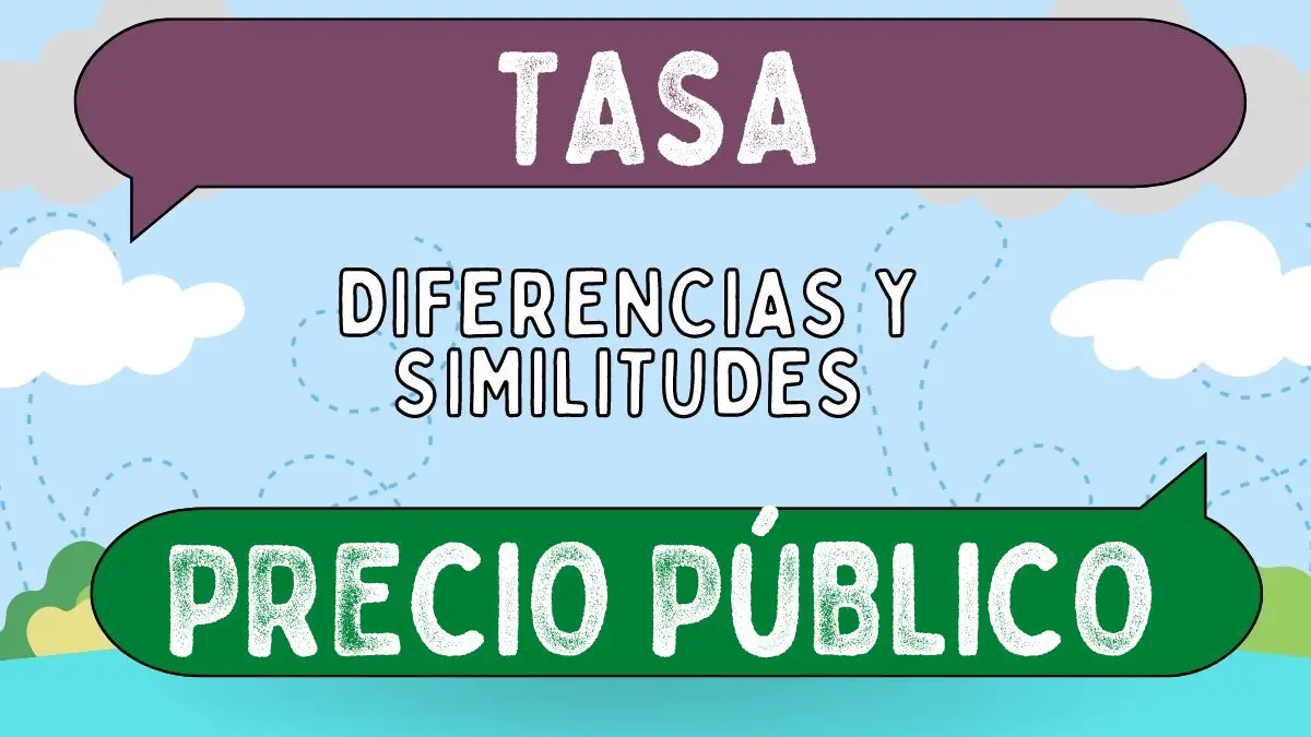 Diferencias entre tasa y precio público