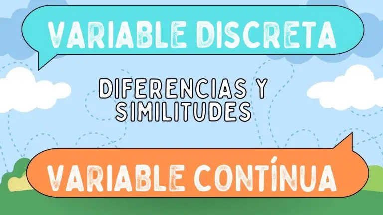 Diferencias entre variable discreta y variable contínua