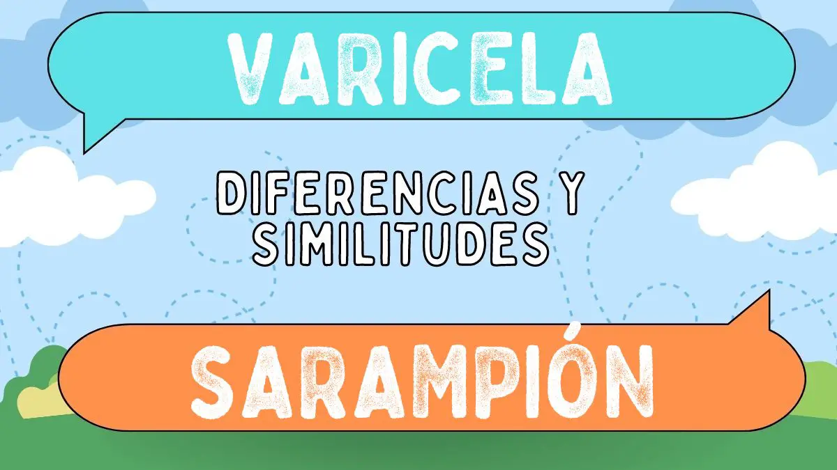 Diferencias entre varicela y sarampión