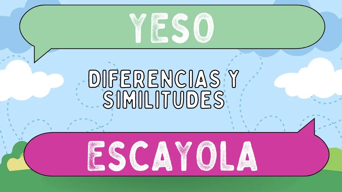 Diferencias entre yeso y escayola